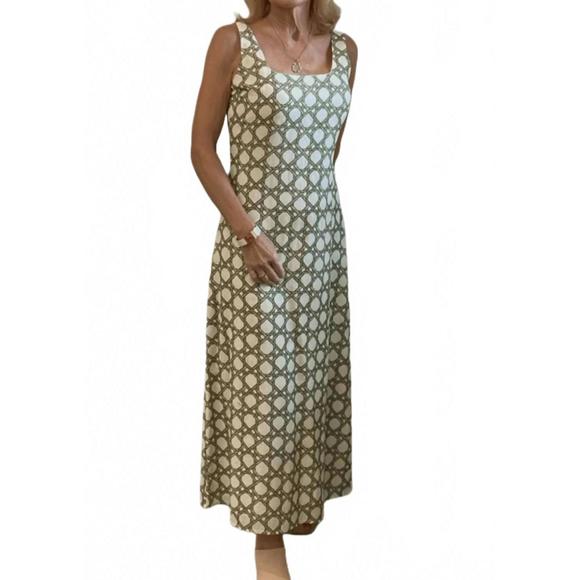 Anna Cate | Dresses | New Anna Cate Minnie Midi Dress In Trellis | Poshmark